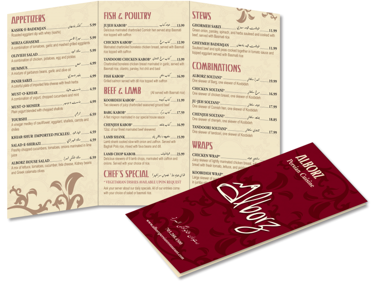 Alborz Persian Restaurant | Authentic Iranian Cuisine